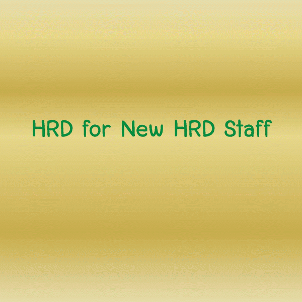 HRD for New HRD Staff | สัมมนาดีดี ดอท คอม